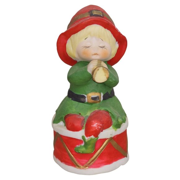 Jasco | Holiday | Vintage Jasco Christmas Bell Porcelain Little Boy On ...